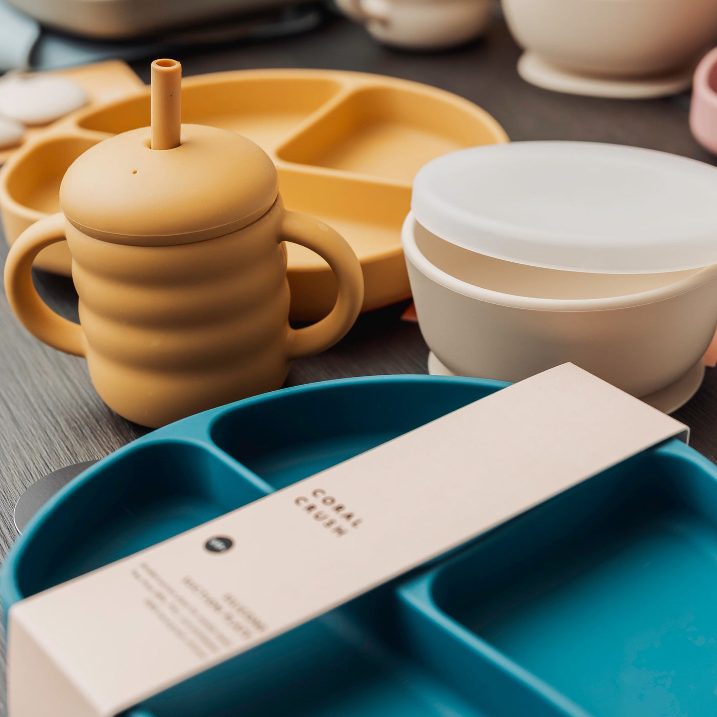 Feeding Essentials Gift Set | CORAL CRUSH